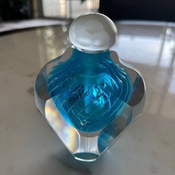 Maytum Art Studio | Art | Stunning Maytum Art Glass Turquoise Perfume ...